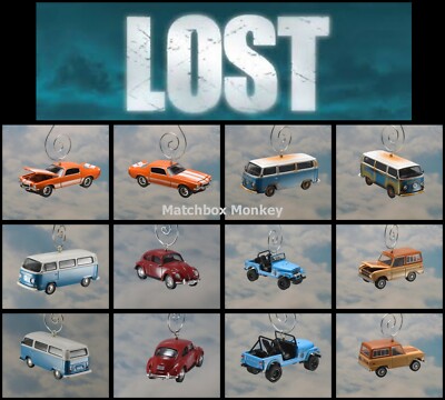 LOST TV Show Custom Christmas Ornament Locke's VW Beetle, Dahrma Jeep ...