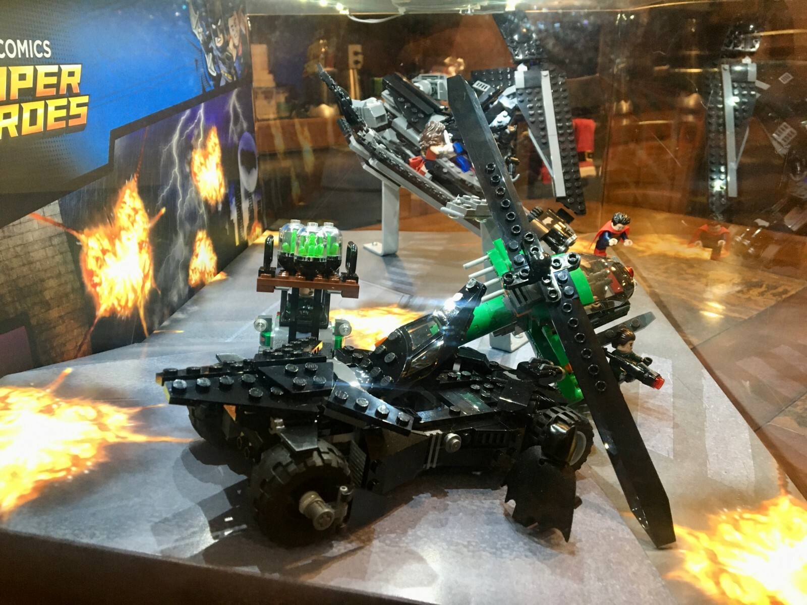 LEGO KRYPTONITE INTERCEPTION 76045 HEROES OF JUSTICE 76046 DISPLAY CASE ...