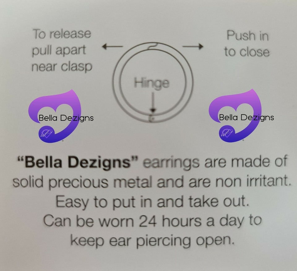 (14mm) SOLID 9ct YELLOW GOLD Hinged Sleeper Earring | eBay Australia