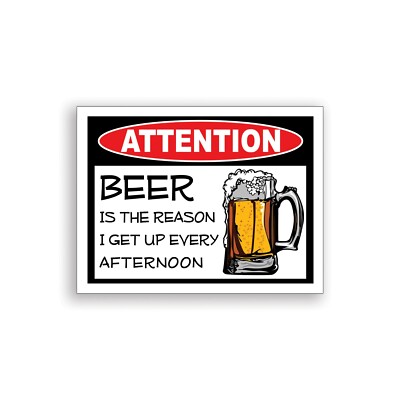 Beer Drinking Sticker Drink Fridge Cup Cooler Keg Car Vehicle Window ...