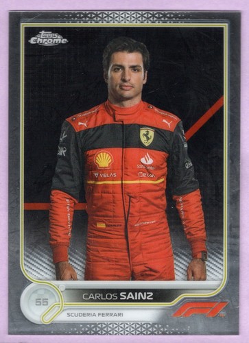 2022 TOPPS FORMULA 1 RACING [CHROME CARD] 29 Carlos SAINZ (SCUDERIA ...