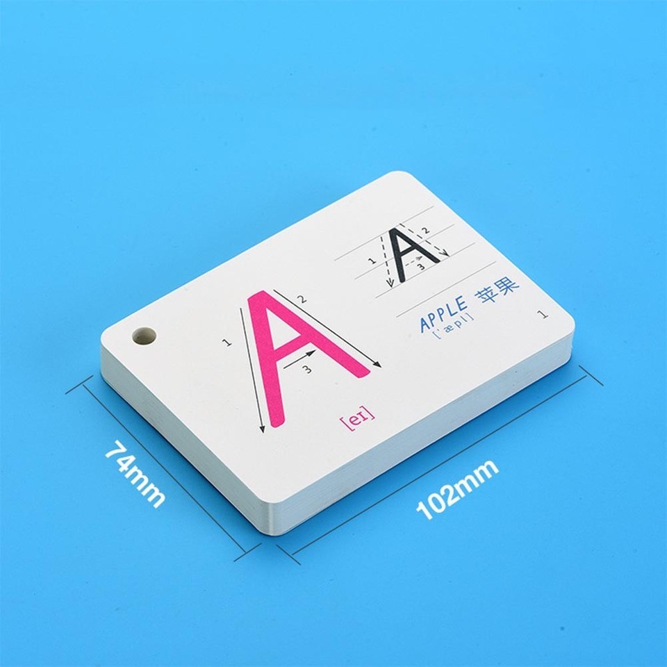 3 Sets Alphabet Learning Cards Kids Letter English Spelling | eBay UK