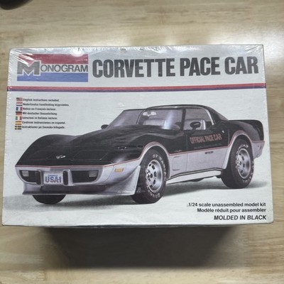 Monogram Corvette Official Pace Car 1/24 Scale Model Kit – Sealed BOX ...
