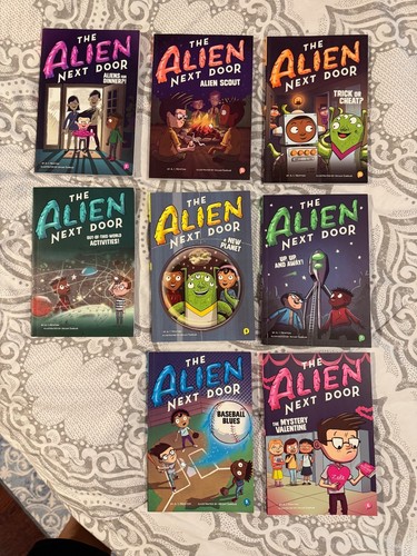 THE ALIEN NEXT DOOR Childrens Series by A.I. Newton PAPERBACK Set of 8 ...