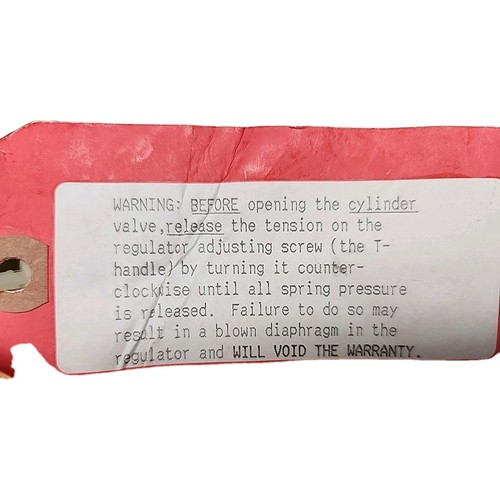 Harris® Model 425-125 CGA-E4 Single Stage Regulator | eBay