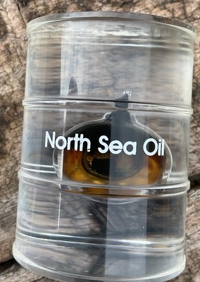 B.P. Crude Oil Sample Barrel Paperweight - North Sea - Fossil Fuels ...