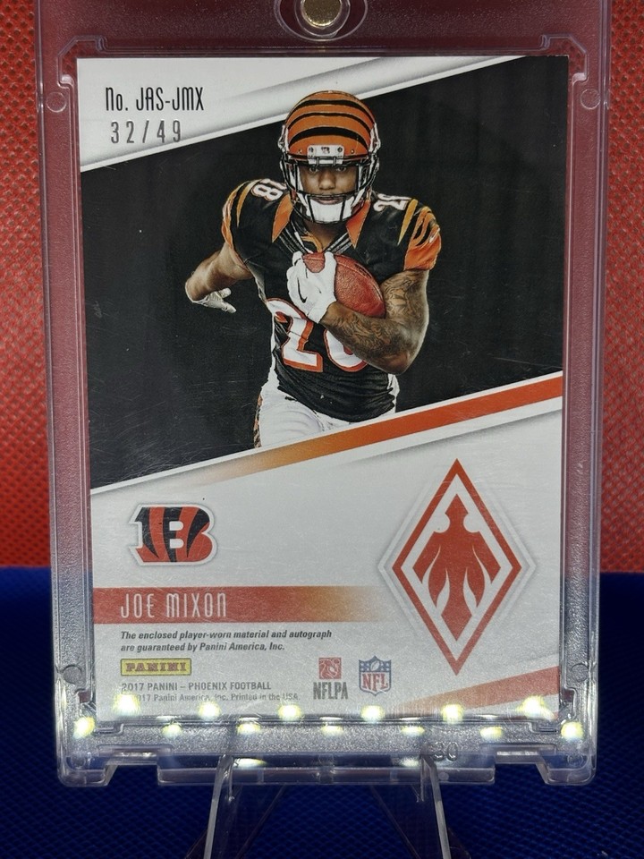 2017 Panini Phoenix - Rps Rookie Jumbo Auto Swatch Joe Mixon #JAS-JMX ...