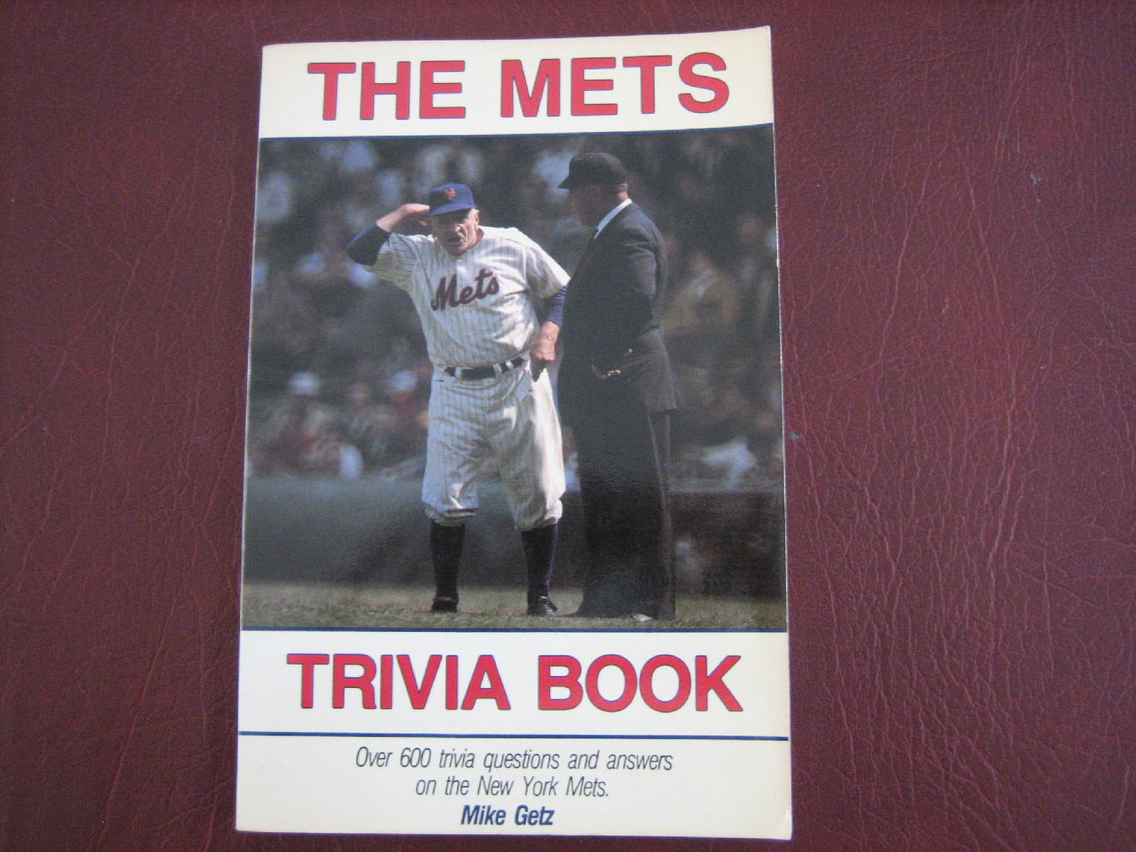 New York Mets Trivia paperback Book Mike Getz 600 questions w/ answers ...