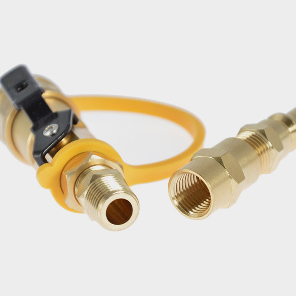 Quick Connect Kit Shutoff Propane Grill Adapter Propane Coupler | eBay