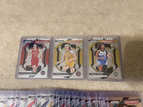 2024 WNBA Panini Prizm Monopoly 100 Card Set. Caitlyn Clark Rookies | eBay
