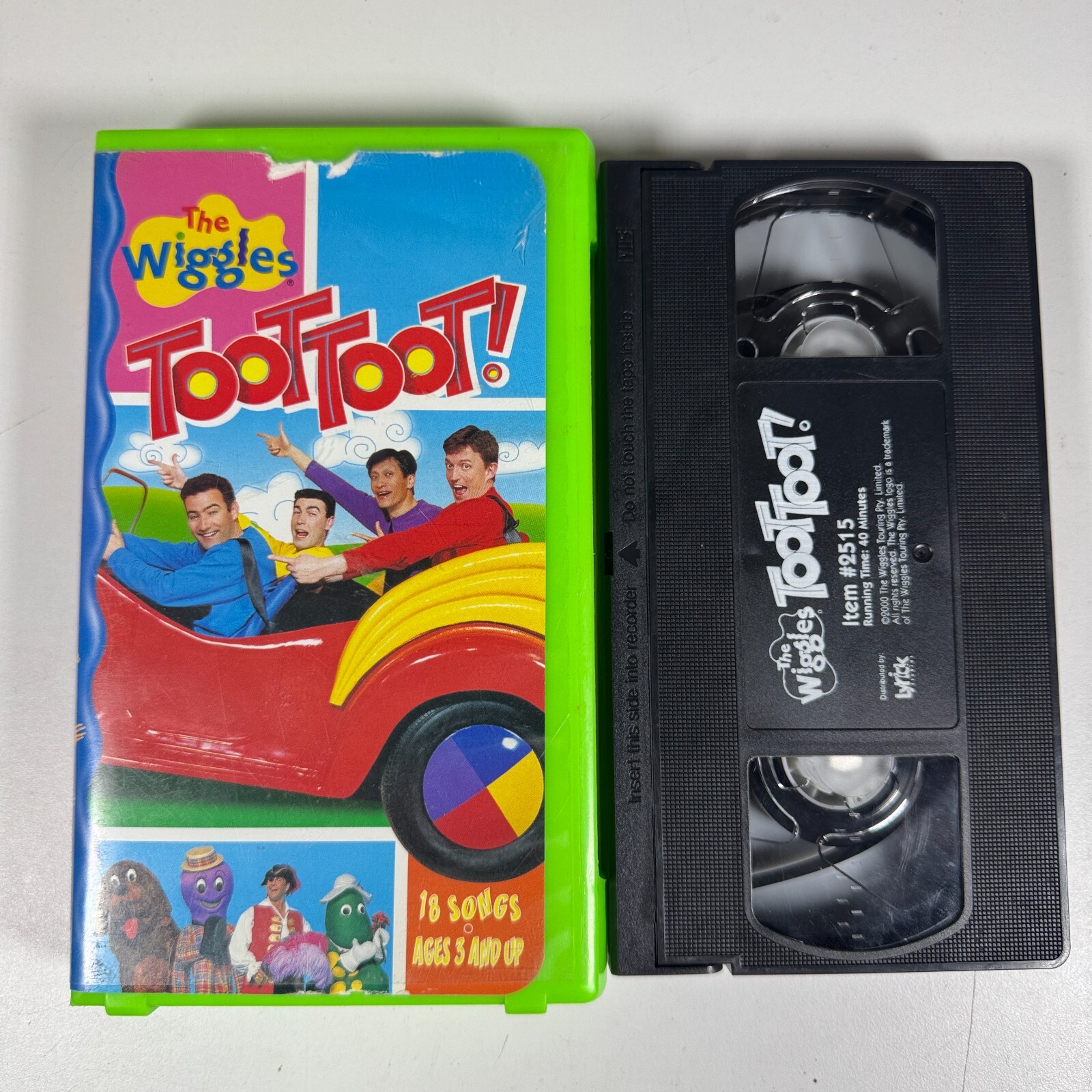 The Wiggles Toot Toot! VHS Video Tape Clam Shell | eBay