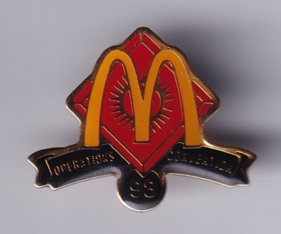 RARE PINS PIN'S .. MC DONALD'S RESTAURANT CREW TEAM FRANCE CONVENTION ...