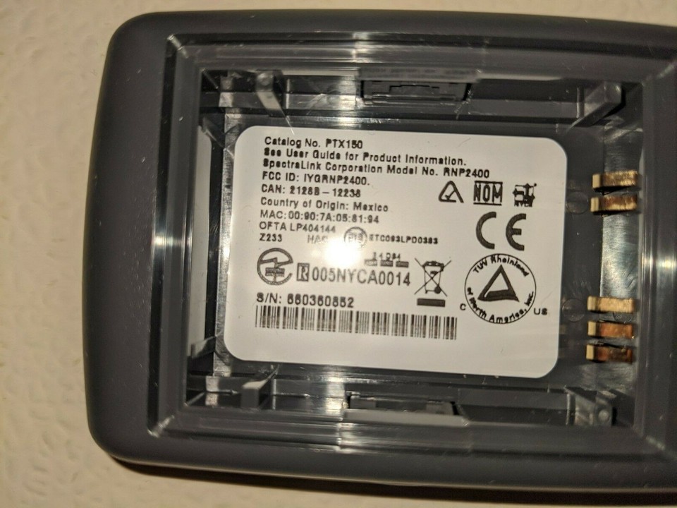 Spectralink PTX150 RNP2400 handset BRAND NEW IN BOX Avaya Nortel NIB | eBay