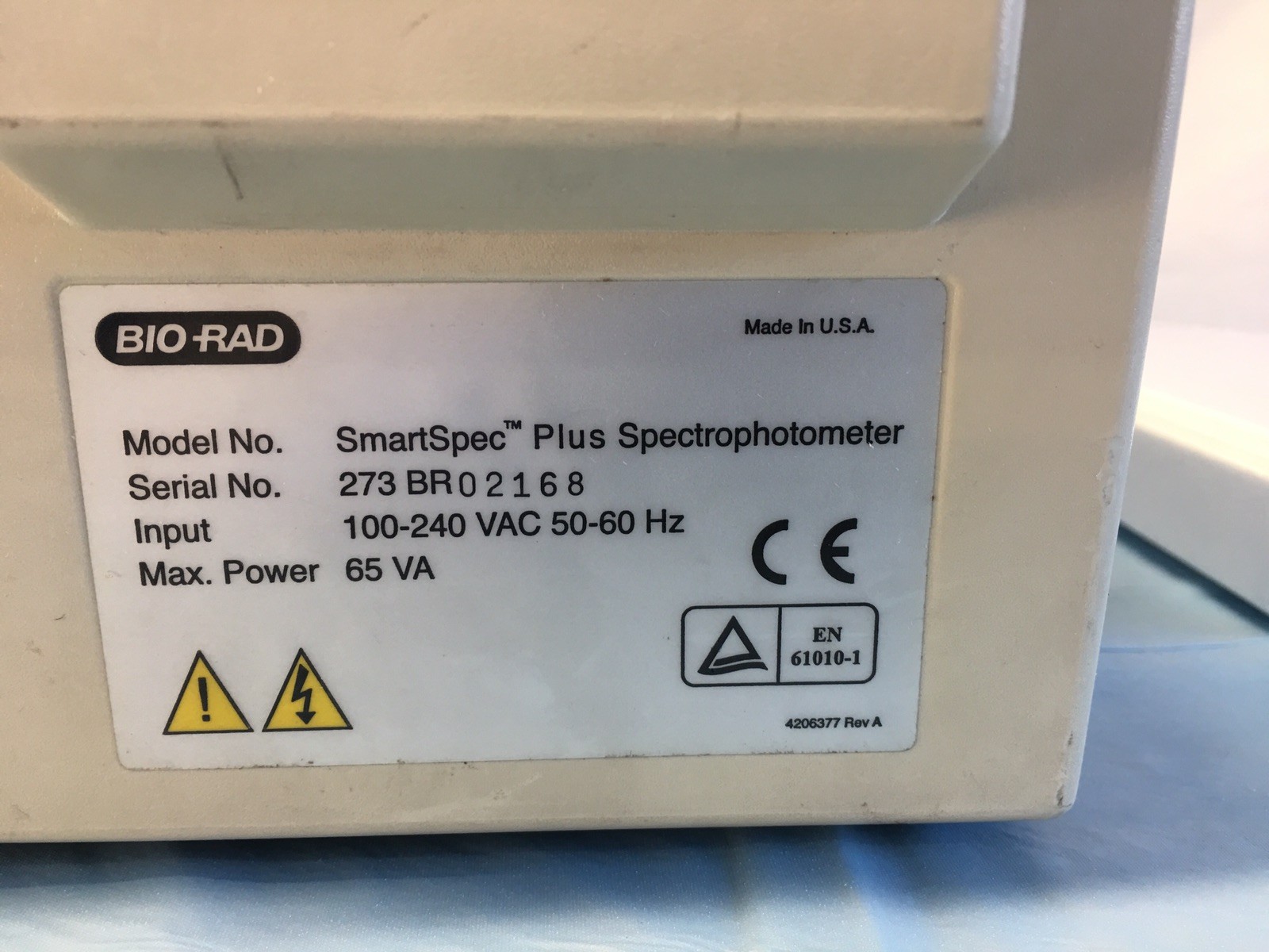 Bio-Rad SmartSpec Plus Spectrophotometer | eBay