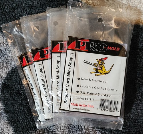 Pro-Mold # PC1ll - 4 Regular Card Mini Snap Holder New | eBay