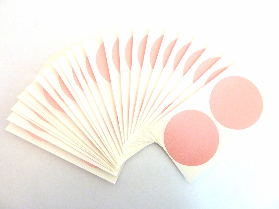 50mm (2 inch) Round Stickers Coloured Circles Circular Sticky Labels 42 ...