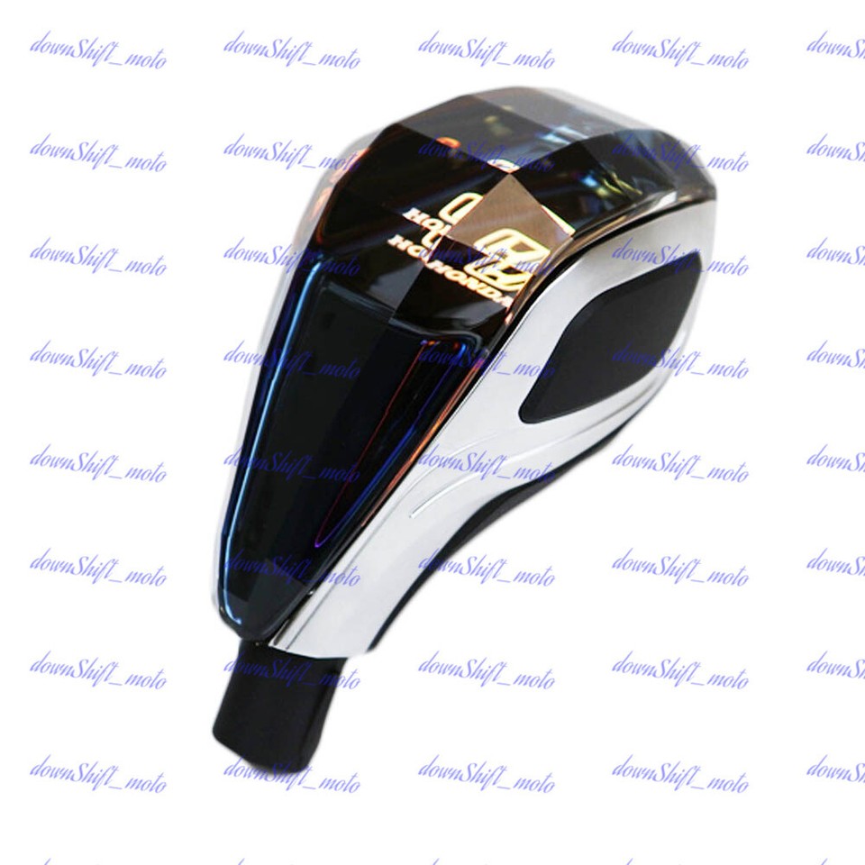 Crystal Handle Touch Motion Activated LED Car Gear Shift Knob Shifter ...