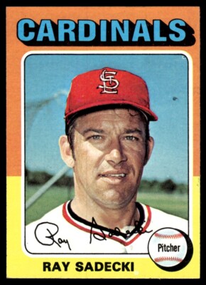 1975 Topps Baseball Card Ray Sadecki St. Louis Cardinals #349 NM | eBay