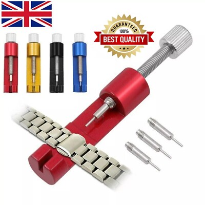 Link Remover Tool Metal Adjuster Watch Strap Bracelet Link Split Pin ...