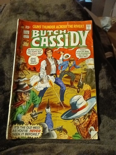 BUTCH CASSIDY #1 June 1971 SKYWALD Bronze Age Western Comic Book Sol ...