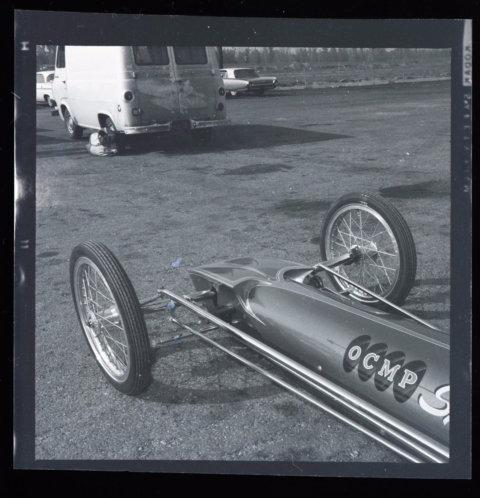 OCMP Special Dragster - Front End View - Vintage B&W Race Negative | eBay