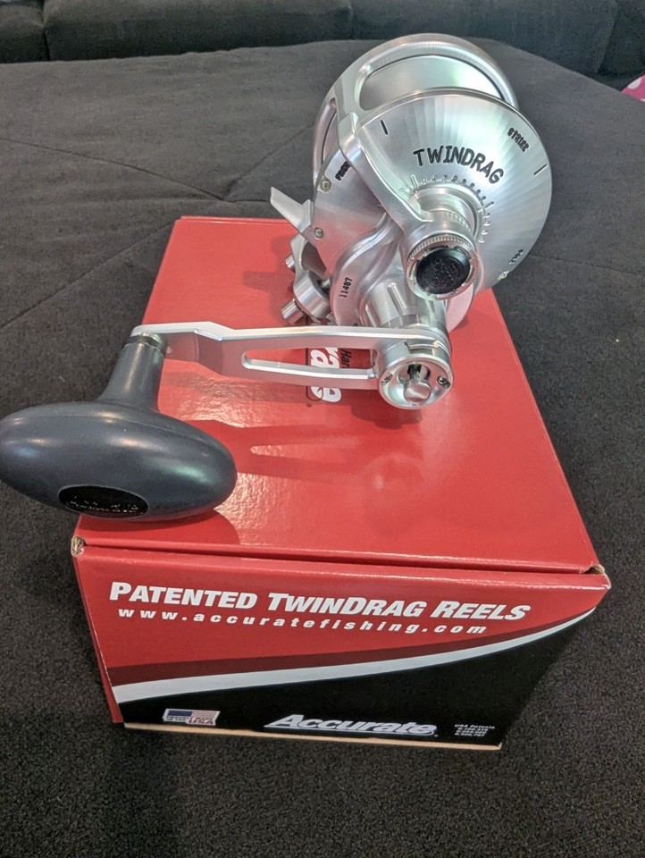 Accurate Valiant 600 Narrow 2-speed Silver Reel BV2-600N-S | eBay