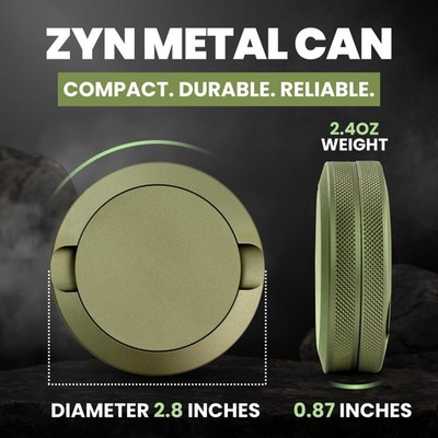 Aluminum Zyn Organizer TuffTynz - Premium Zyn Metal Can | Zyn Holder ...