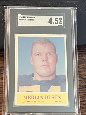 1964 Philadelphia #91 Merlin Olsen SGC 4.5 VG EX+ ( HOF ) | eBay