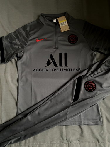 PSG Dri-Fit ADV Full Tracksuit With Nike Tag Grey/Red Size Small | eBay UK