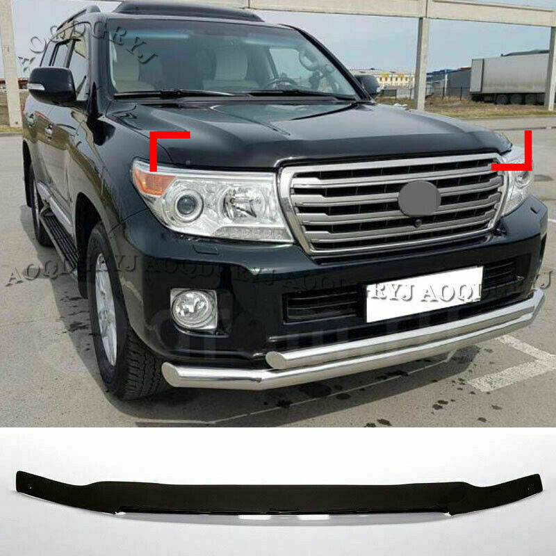 For Toyota LandCruiser LC200 2008-2015 Black Bonnet Hood Guard ...