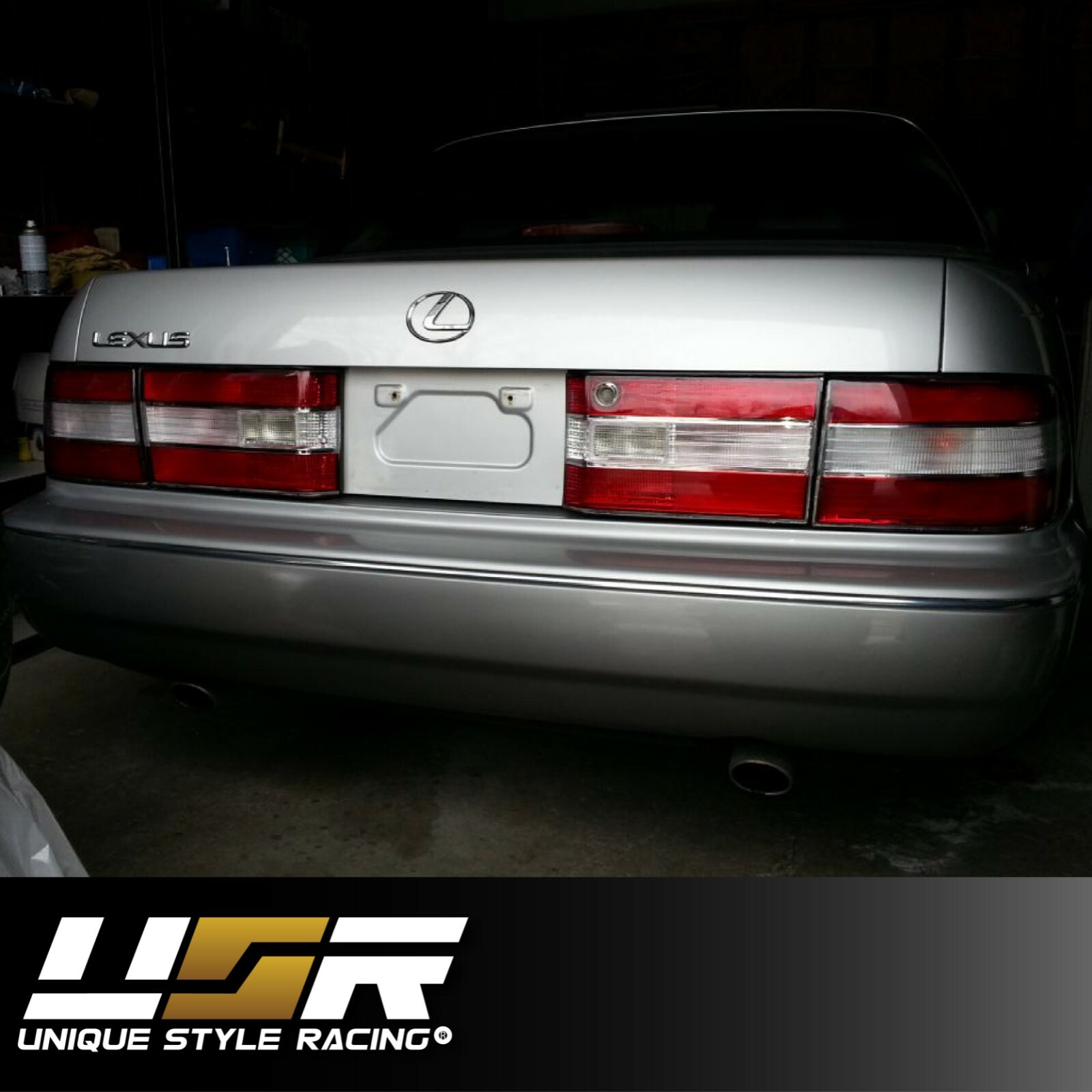 4pcs DEPO JDM Style Red Clear Tail Lights for 1991-1994 Lexus Ls400 ...