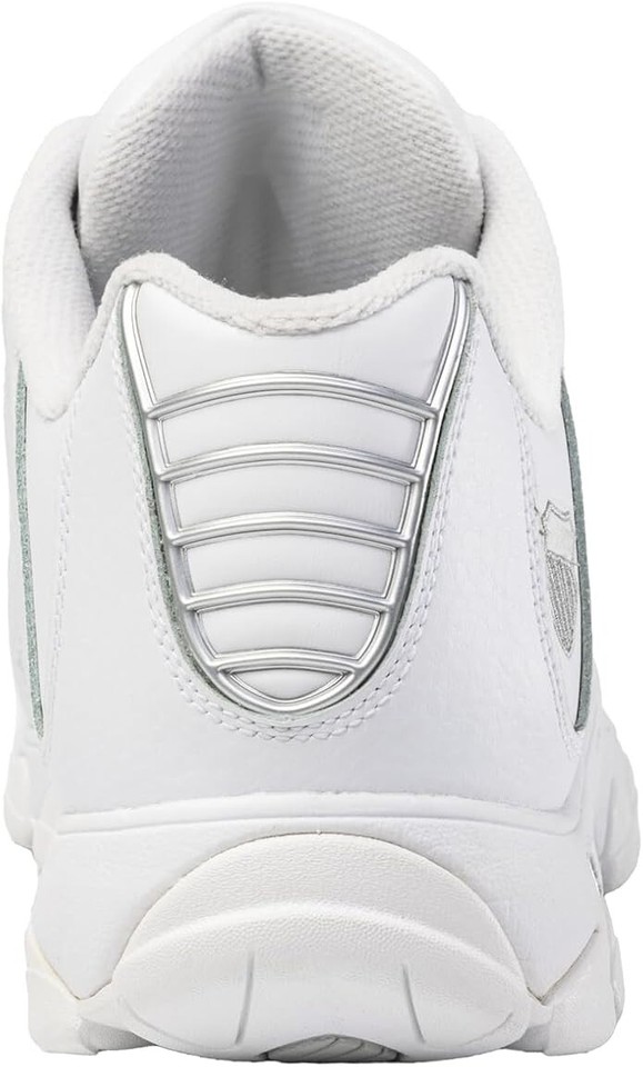 Wide Fit Men K-Swiss ST329 CMF Shoe 03426-157-XW White/Silver/Silver ...