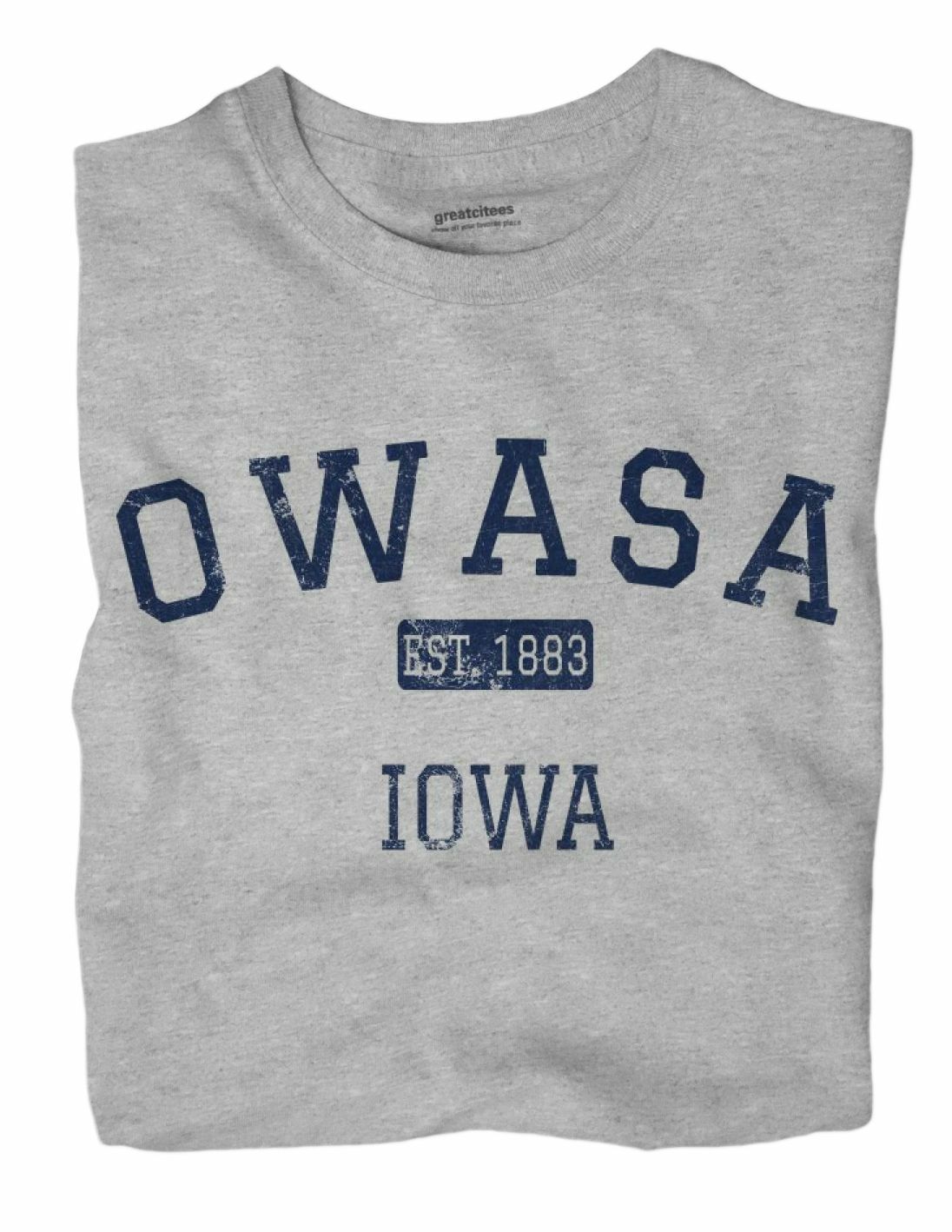 Owasa Iowa IA T-Shirt EST | eBay