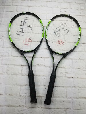 Gamma G-FOUR Tennis Racquets 27” 100 Sq. Inch’s head 300g strung eight ...