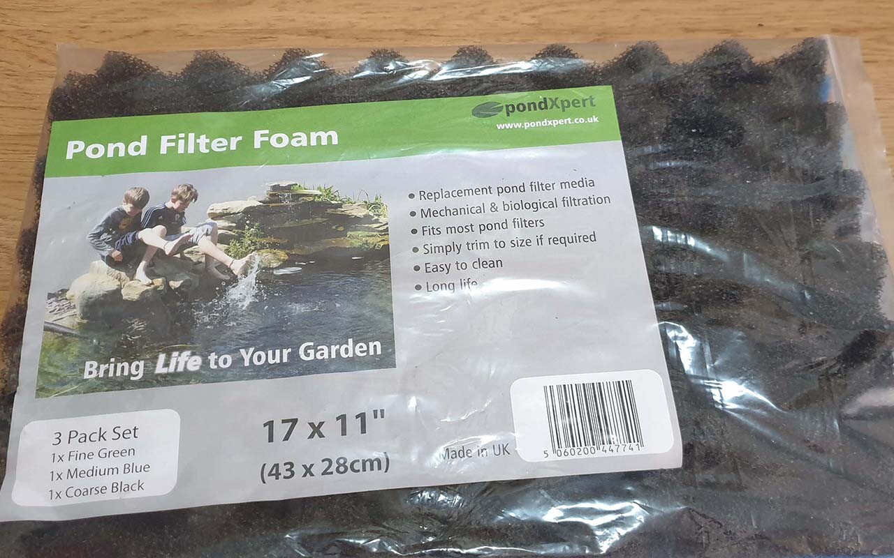 Fish Pond Filter 3 Pk Of Sponge Foam or 1x Wadding Fleece 11x17, 25x18 ...