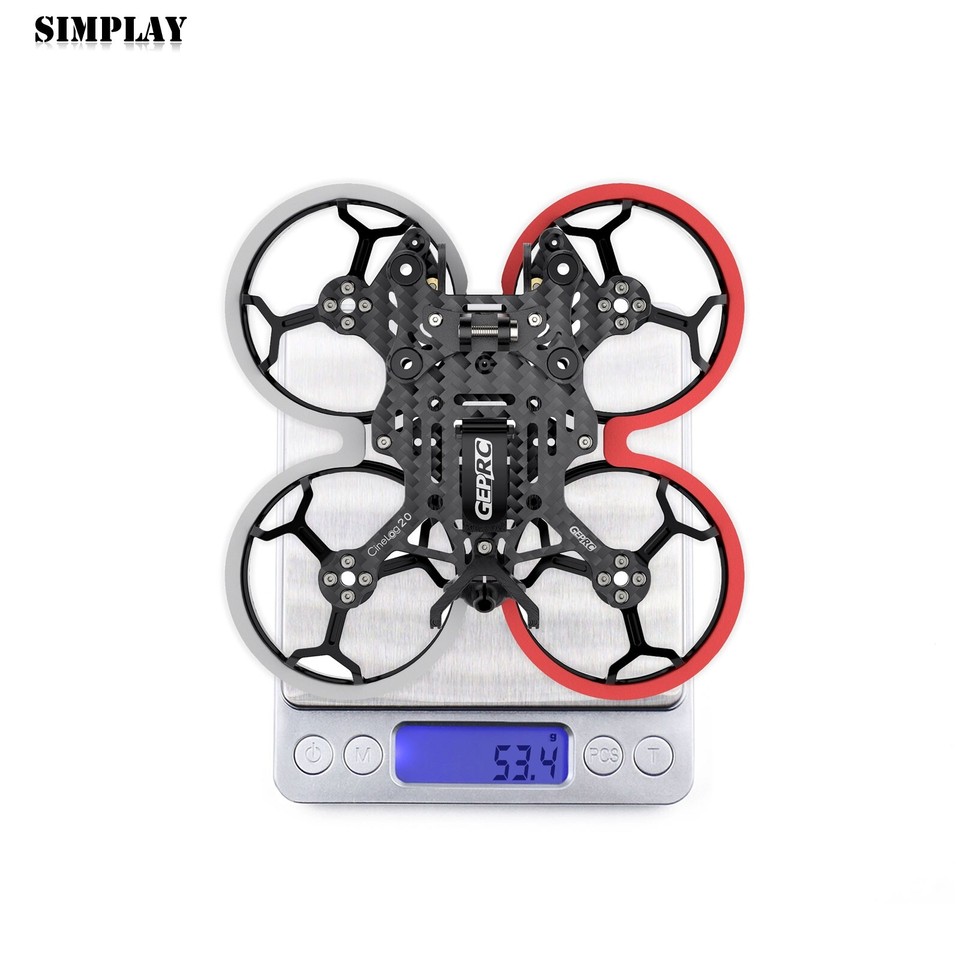 GEP-CL20 2-inch FPV Drone Frame Propeller EVA Damping Ring Quadcopter ...