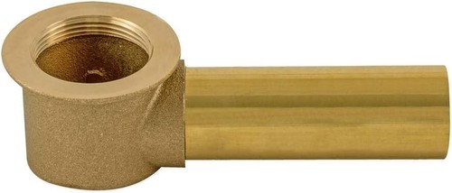 Bath Waste & Overflow Shoe, 1-1/2 Inch Tubular Outlet, Brass Coarse ...