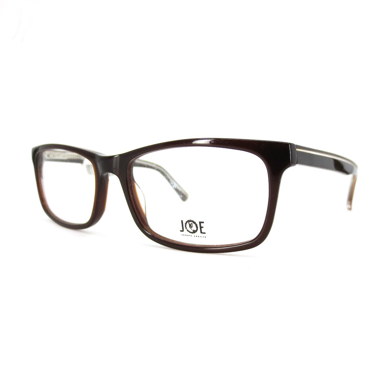 Joe Joseph abboud JOE4031 (210) JAVA Eyeglasses Brown Rectangular 55-17 ...
