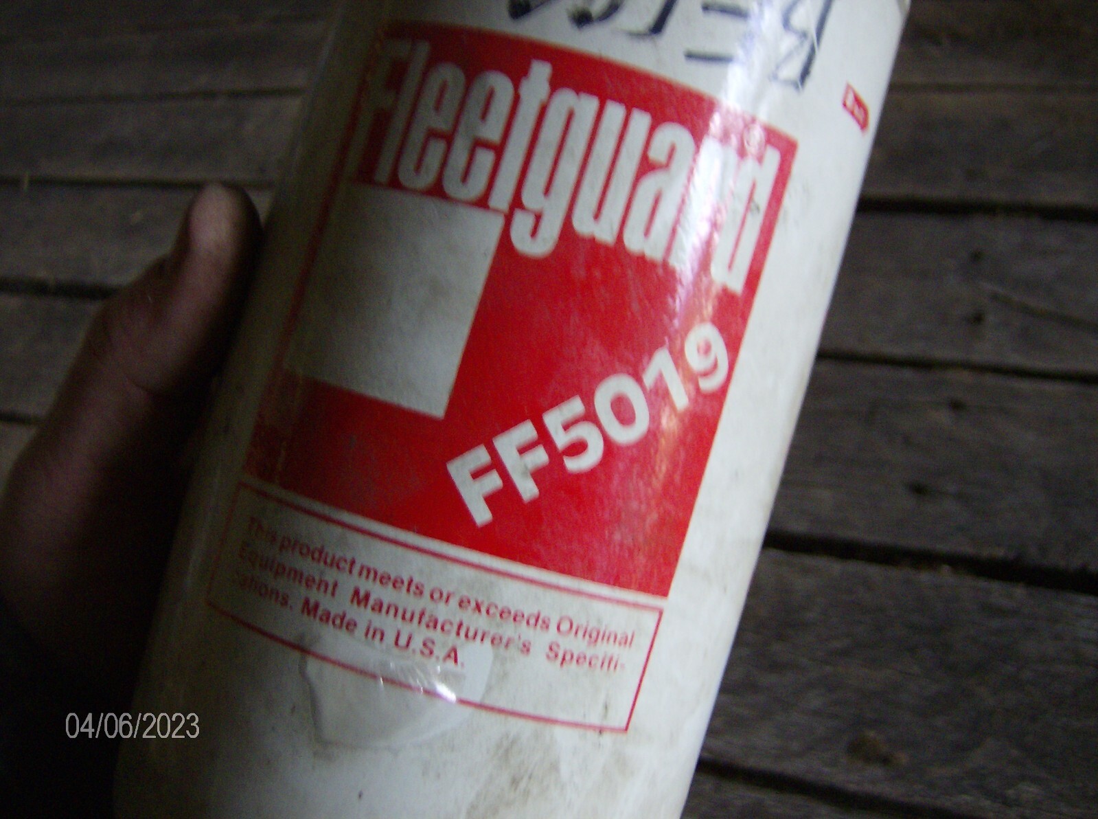 FLEETGUARD FF5019 - Fuel filter cross reference