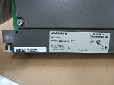 Schneider Modicon 984 series AS-B809-016 | eBay