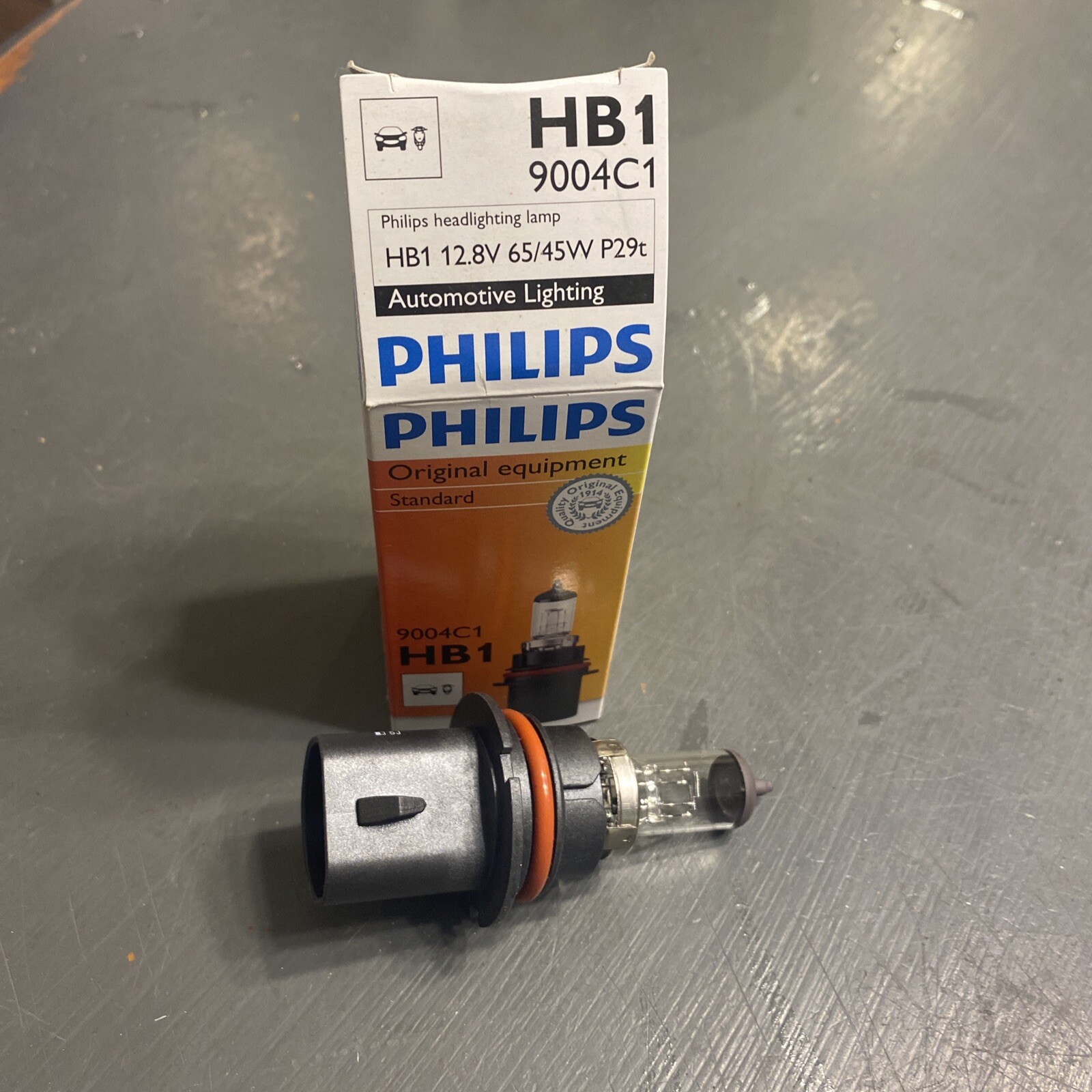 New Lot of 2 Philips Standard HB1 9004C1 12.8V 65/45W Headlight Lamp ...