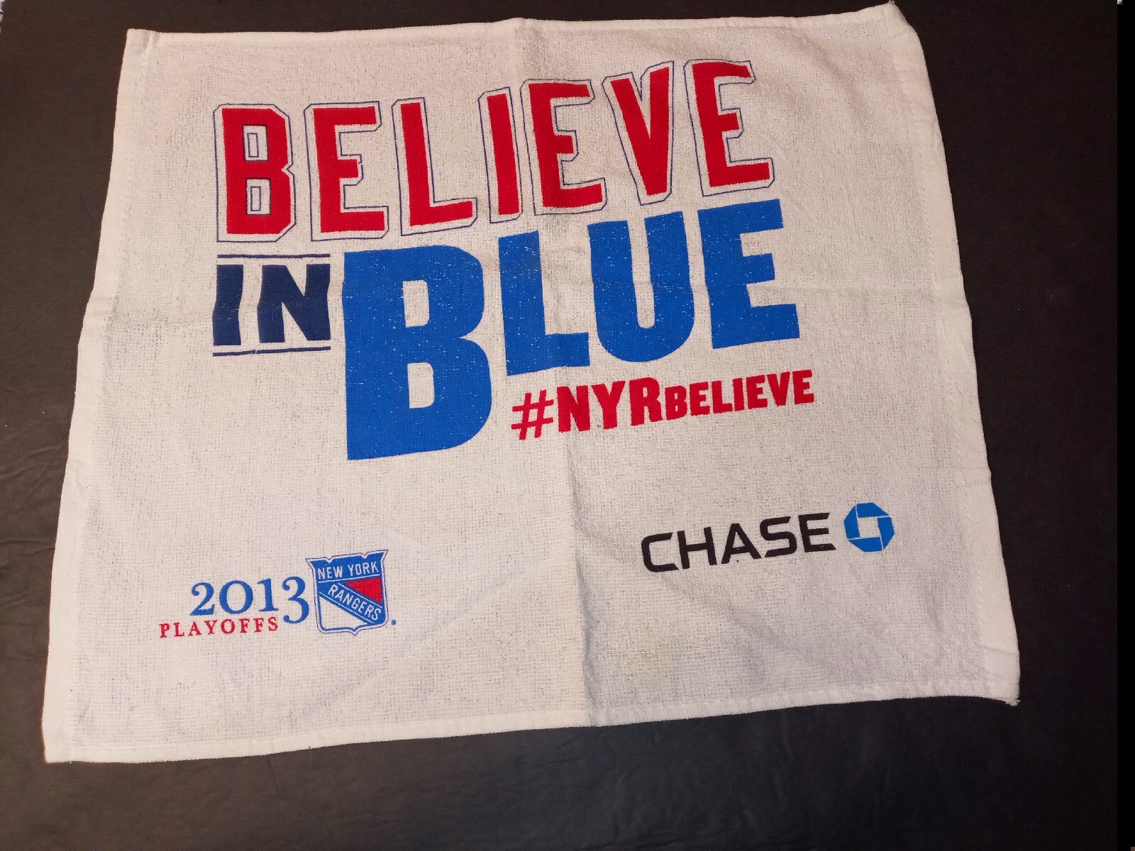 NY RANGERS RALLY TOWEL (3) "GAME USED" 13-14 STANLEY CUP PLAYOFFS | eBay