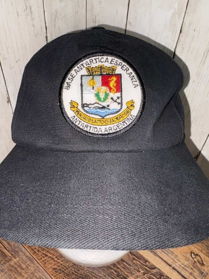 Argentina Base Esperanza Station Antarctica Black Patch Adjustable ...