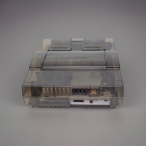 Super Nintendo Replacement translucent Black Shell + Parts SNES Region ...