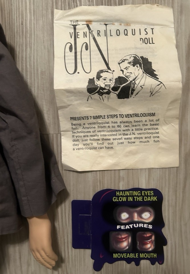 Goosebumps Slappy Dummy 30” Doll Ventriloquist with Package VG | eBay