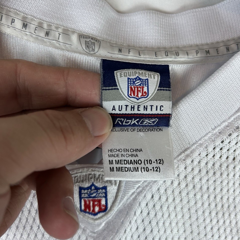 Dallas Cowboys Jason Witten 82 White Jersey Youth Medium 10-12 Reebok ...