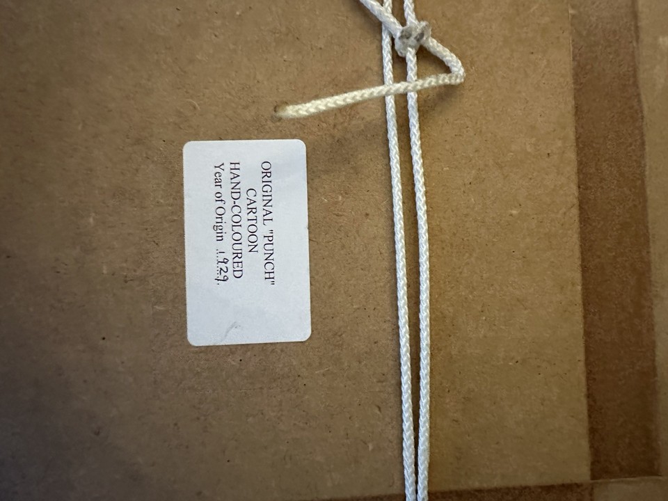 Original hand coloured Punch cartoon - satirical domestic from 1929 ...