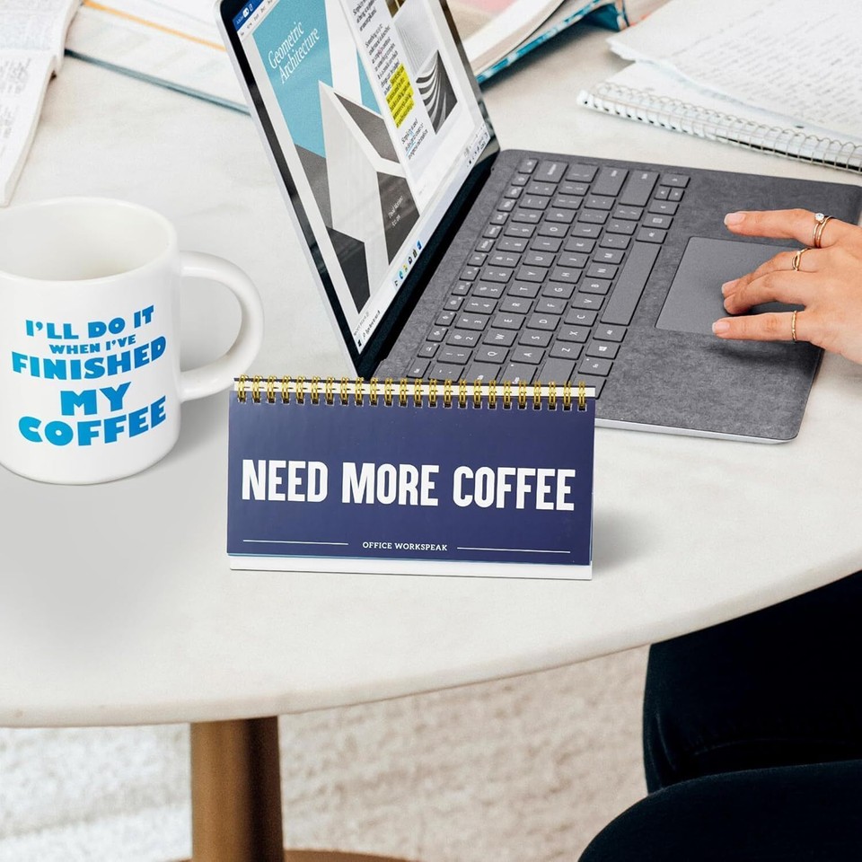 Work-Speak - 50 Daily Messages Desk Table Spiral Flip Book - Funny ...