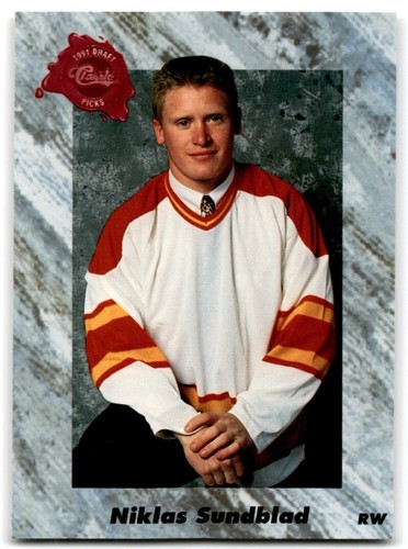 1991-92 Classic Draft Picks Niklas Sundblad Calgary Flames #16 | eBay