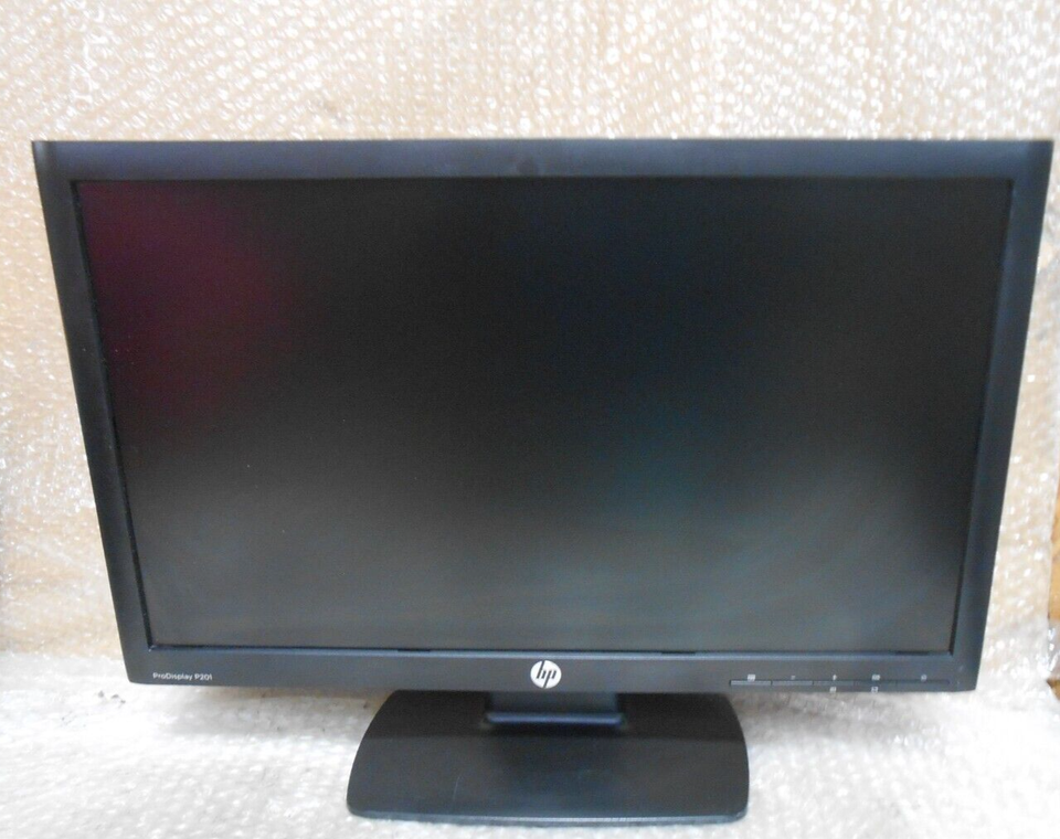HP ProDisplay P201 20" Widescreen LED Monitor 1600 x 900, With Cables ...